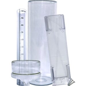 stratus precision rain gauge with mounting bracket (14" all weather)