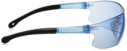 Radians Light Blue Safety Glasses, Scratch-Resistant, Wraparound