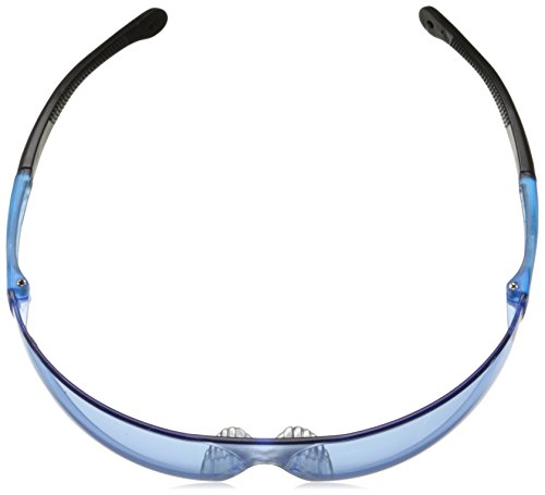 Radians Light Blue Safety Glasses, Scratch-Resistant, Wraparound