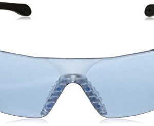 Radians Light Blue Safety Glasses, Scratch-Resistant, Wraparound