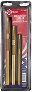 mayhew pro 61360 3 pc. brass drift punch set