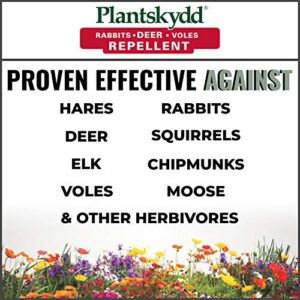 Plantskydd Animal Repellent - Repels Deer, Rabbits, Elk, Moose, Hares, Voles, Squirrels, Chipmunks and Other Herbivores; Soluble Powder Concentrate - 1 LB Box - Makes 1 Gallon Liquid (PSP-R1)