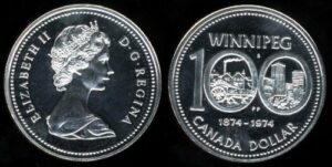 winnipeg manitoba canada silver dollar royal canada mint