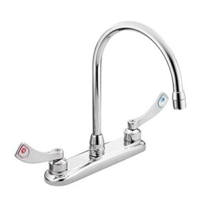 moen 8289 commercial m-dura kitchen faucet 2.2 gpm, chrome, 0.5