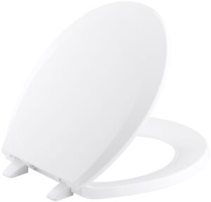 kohler k-4662-0 lustra round-front toilet seat, white