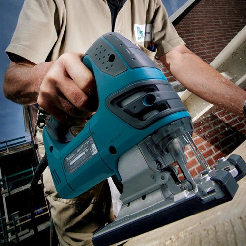 Makita 4350FCT Top Handle Jig Saw, with "Tool-less" Blade Change