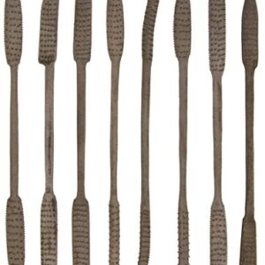 SE Heavy Wood Rasp Riffler File Set - Assorted Files for Rasp Cuts - Wood Shaping Tool - Set of 8 Pcs - 7408WFR