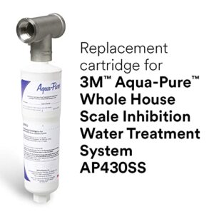 Aqua-Pure Whole House Scale Inhibition Inline Replacement Water Cartridge AP431, For Aqua-Pure System AP430SS, Helps Prevent Scale Buildup On Hot Water Heaters, Boilers, Plumbing Pipes and Fixtures