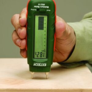 Extech MO210 Pocket Size Moisture Meter with 2-in-1 Digital LCD Readout and Analog Bargraph