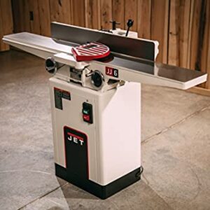 JET JJ-6HHDX, 6-Inch Long Bed Jointer, Helical Head, 1Ph 115/230V (708466DXK)