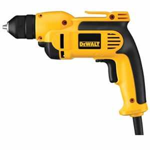 dewalt vsr electric drill, keyless chuck, 8.0-amp, 3/8-inch (dwd112)