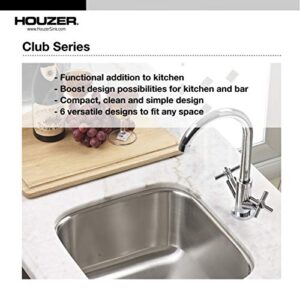 Houzer CF-1830-1 Club Series Undermount Round Bar/Prep Sink