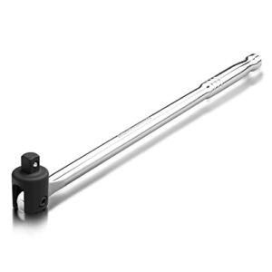 neiko 00206a 1/2" drive breaker bar, 24-inch , flex head chrome-moly cr-mo, lug nut wrench, tire bar, cheater bar