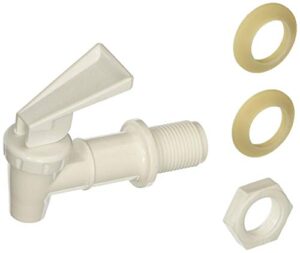 cambro 46017 replacement faucet for cambro dspr6 6-gallon beverage dispenser, white