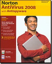 norton antivirus 2008 - 3 user pack (with antispyware)