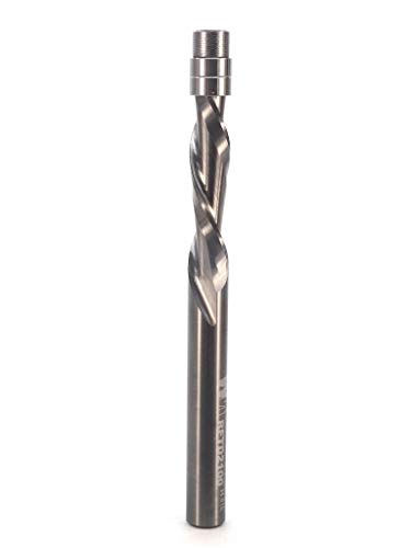 Whiteside Router Bits RFTD2100 1/4-Inch Cutting Diameter and Spiral Flush Trim Bit with Down Cut