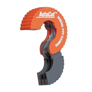 general pipe cleaners atc12 1/2-inch autocut copper tubing cutter, black, orange