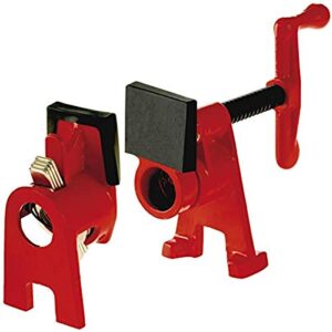 bessey bpc-h34, 3/4-in. h style pipe clamps - incredibly versatile, easy to assemble, indespensable workshop clamp for woodworking, carpentry, home improvement, and diy projects