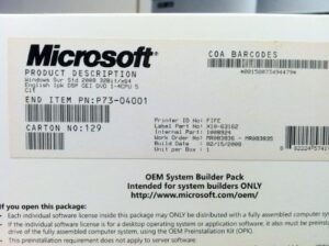 microsoft windows server standard 2008 32-bit/x64 for system builders old version