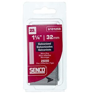 Senco A101259 23-Gauge x 1-1/4-Inch Electro Galvanized Headless Micropins