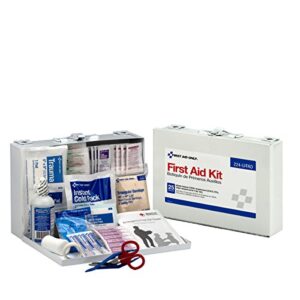 first aid only 224-u/fao 25-person emergency first aid kit for home renovation, job sites, and construction vehicles, 106 pieces