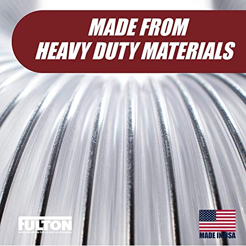 4" x 20’ Ultra Flex Clear Vue Heavy Duty PVC Dust Debris and Fume Collection Hose MADE IN USA!