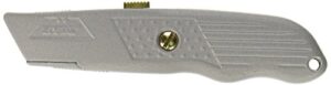 hyde tools 42070 hyde heavy duty adjustable top slide utility knife, die cast zinc alloy, 1 blade