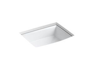 kohler k-2355-0 archer under-mount bathroom sink, white