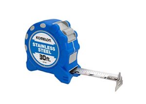 stainless steel tape measure, 1 inx30 ft