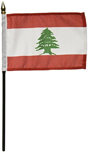 Us Flag Store Lebanon Flag, 4 by 6-Inch