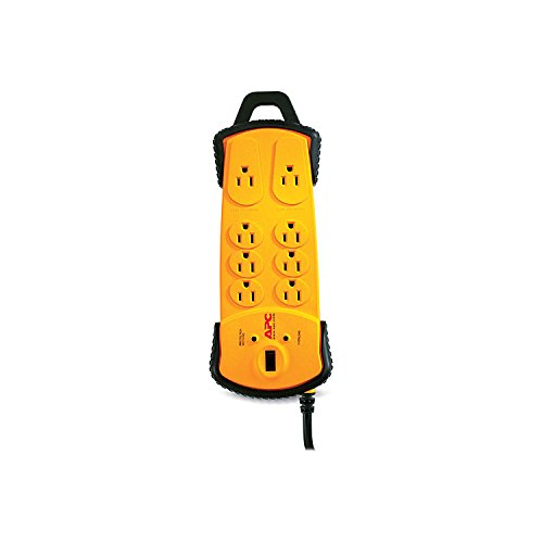 APC 8-Outlet Surge Protector 800 Joules, Workshop SurgeArrest (PDIY8)