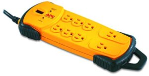 apc 8-outlet surge protector 800 joules, workshop surgearrest (pdiy8)