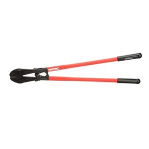 RIDGID 14228 Model S30 Heavy-Duty Bolt Cutter with Comfortable Grips and Alloy Steel Jaws 14228, 31”, Red