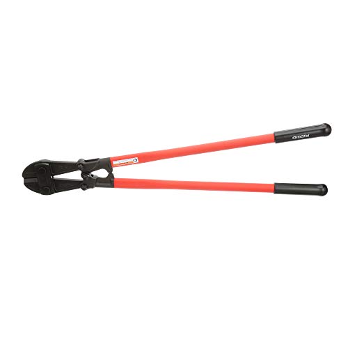 RIDGID 14228 Model S30 Heavy-Duty Bolt Cutter with Comfortable Grips and Alloy Steel Jaws 14228, 31”, Red