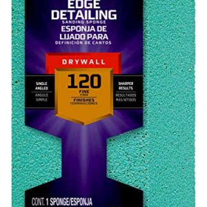 3M 30904FSA Fine Sandblaster Drywall Sanding, 120 Grit, Large Sponge