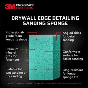 3M 30904FSA Fine Sandblaster Drywall Sanding, 120 Grit, Large Sponge