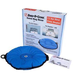 bird b gone bsbb-sb repeller 360 bird repellent base, white