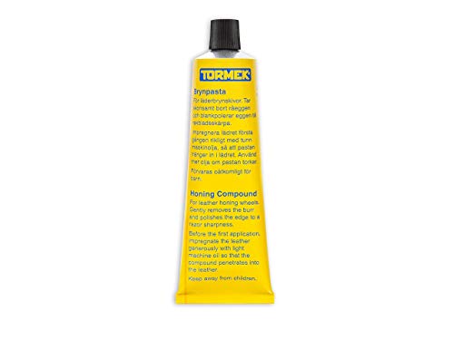 Honing Compound PA70 for Use with Tormek Sharpening Grinders T-7, T-4, and T-3, and also other leather strops. Creates Razor Sharp Edges on Knives and Tools.