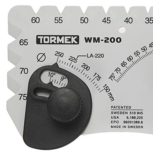 Angle Setter for Sharpening System Tormek WM-200 Angle Master. Sets the Perfect Angle for Sharpening Blades. Works on Tormek Sharpening Systems.