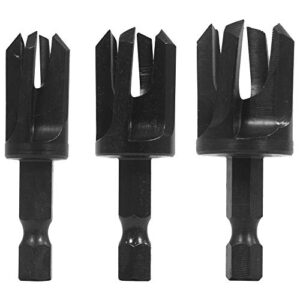 make it snappy tools 3 piece tapered plug cutter set