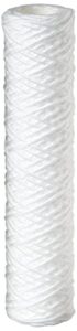 pentair pentek wp5 sediment water filter, 10-inch, under sink polypropylene string-wound filter cartridge, 10" x 2.5", 5 micron