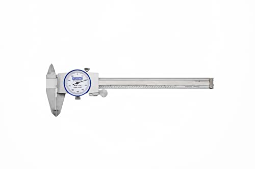 Fowler 52-008-706-0, Premium Dial Caliper With 0-6" Measuring Range (White)