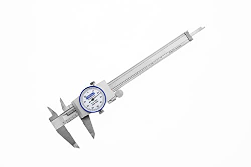 Fowler 52-008-706-0, Premium Dial Caliper With 0-6" Measuring Range (White)