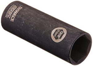 dewalt dw22912 13/16-inch impact ready deep socket for 1/2-inch drive , black