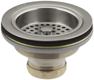 kohler k-8799-vs duostrainer sink strainer, 1.5, vibrant stainless