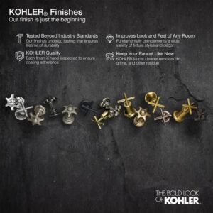 KOHLER K-1893-C-VS Transitional Design Built in Dispenser Soap, Stainless Steel