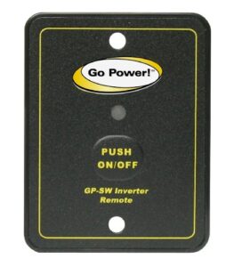 go power! gp-sw-remote inverter remote for the gp-sw1500 12 & 24 volt , black