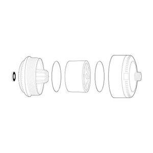 Sprite SL2-CM Slim-Line 2 Universal Shower Filter, 1.5 pounds, Chrome