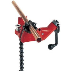 RIDGID 40215 Model BC810 Top Screw Bench Chain Vise, Bench Vise for 1/2" to 8" Pipe and Tubing