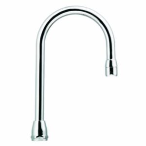 moen s0020 commercial m-dura 3.625-inch reach gooseneck spout 6.25-inch to aerator, chrome